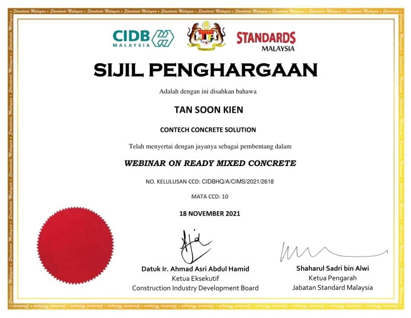 About Us | Contech Concrete Solution ( M ) Sdn Bhd